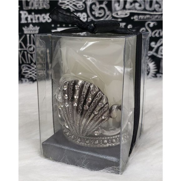 All For Giving | Accents | Seashell Rhinestone Candle Holder New | Poshmark